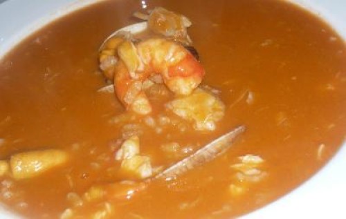 Sopa de peix amb rap, gambes i cloïsses | Recepta de cuina de Jordi ...